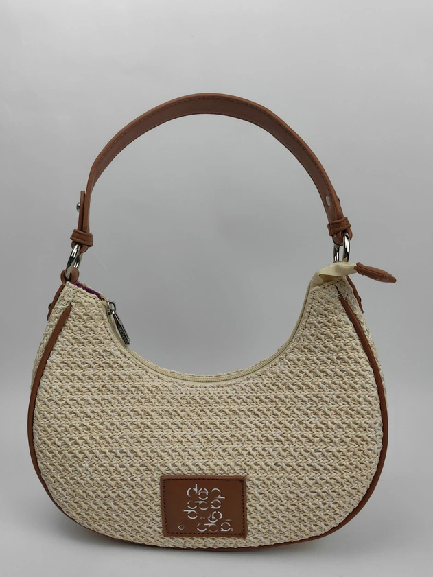 Natural straw coach Brooklyn bag